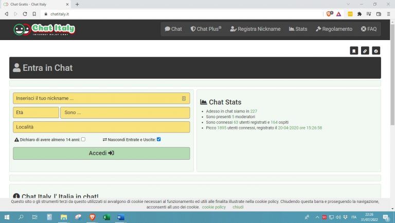 Le 12 Migliori Chat Italiane Online (anche Anonime)